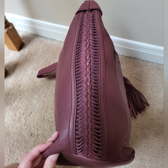 The Sak | Bags | Nwt The Sak Collective The 3 Leather Carbernet Hobo ...